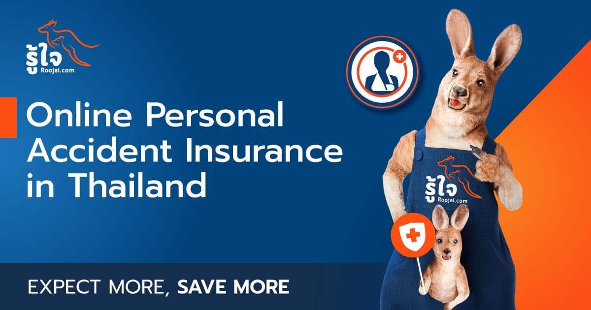 Personal Accident Insurance Online in Thailand from Roojai