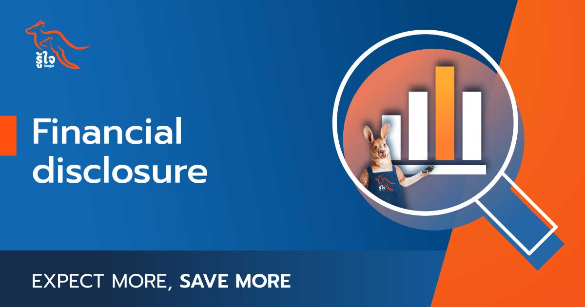 Transparent Financial Disclosure Reports | Roojai Insurance